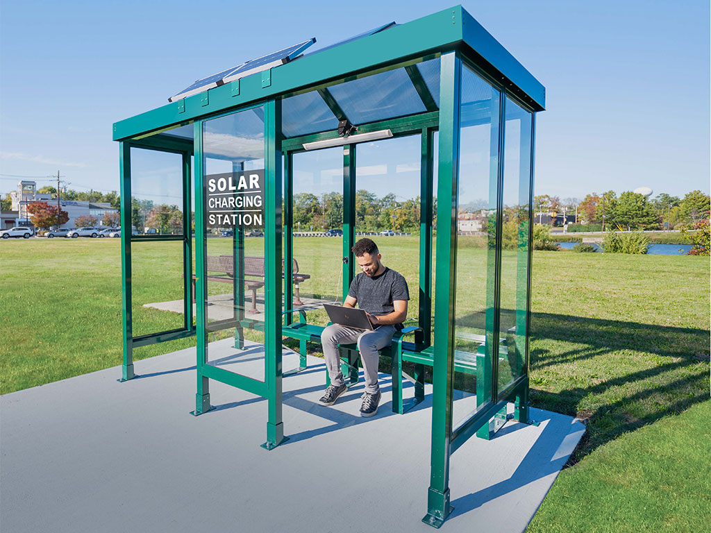 Commercial Solar USB Charging Port | Handi-Hut